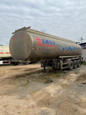 China Used Milk Tank Semi Trailer 40 Cbm Insulated Used Trailers Stainless Steel for sale