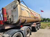 China U Type Rear Dump Trailer Used Heavy Duty Mechanical Suspension for sale