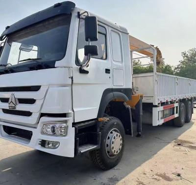 China 2023  Used Howo Truck 371 Crane 6x4 6000kg - 20000kg Capacity for sale