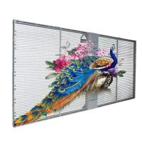 China IP30 Transparent LED Screen Display Indoor 1000*1000 PH15-15 Various Control Ways for sale