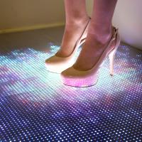 China DM-R PH3.9 RGB LED Dance Floor Tiles Interactive 500mmx1000mm for stage performance for sale