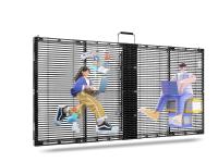 China 500X1000mm PH5-10 Outdoor High Brightness High Refresh Rate LED Transparent Display for sale