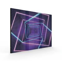 China Indoor aluminum cabinet 1500*1000 PH3-7 Transparent advertising publish LED Screen for sale