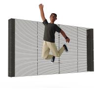 China 1000*1000 Transparent LED Display Screen high brightness -P5-10 Thin and Bright for sale