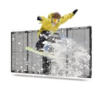 China 500*1000mm PH15-15 high precision LED Transparent Display Screen for sale