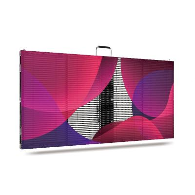 China Seamless Transparent LED Screen Display Outdoor Full Color With Wide Viewing Angle for sale