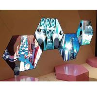 China High Precision Hexagon LED Screen ,  Large Load Custom LED Display for sale