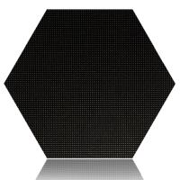 China High Brightness Hexagon LED Display Full Color Creative Installation for sale