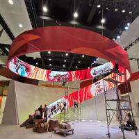 China LED flexible screen can be bent 140° to meet various shapes such as cylinder, inner arc, spiral, etc. for sale