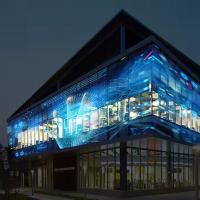 China Seamless Integration LED Crystal Film Screen 100000 Hours Long Lifespan 15mm Point Spacing for sale