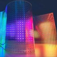China Customized brightness Transparent LED Crystal Film Screen for Dynamic Visual Impact for sale