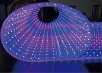 China High-definition LED Crystal Film Screen Customized Indoor Transparent Large-screen Display for sale