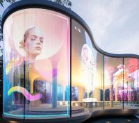 China Energy-saving And Environmentally Friendly LED Crystal Film Screen Innovative Display Solutions for sale