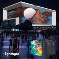 China Outdoor Naked Eye 3D LED Display Screen Customized 320mmx160mm for sale