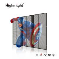 China Indoor TRA-B 15-15 Transparent LED Screen Display 3D Advertising Screen Dual Maintenance Way for sale