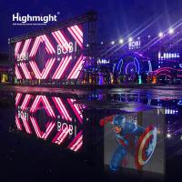 China Indoor TRA-B 15-15 Transparent LED Screen Display 3D Advertising Screen Dual Maintenance Way for sale