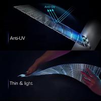 China Highly Transparent LED Crystal Film Screen Ultra-thin Design Borderless Transparent Display for sale