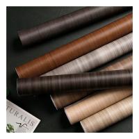 China PVC Wood Grain Wallpaper Waterproof Anti -Scratch Decor Film Furniture for sale