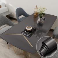 China White 3D Waterproof Kitchen Countertop Wallpaper 100m Shiny Marble Contact Paper for sale