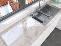 China 60cm*10m Roll Marble Stick And Peel Wallpaper For Kitchen Bedroom for sale