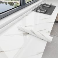 China 60cm*10m Roll Marble Stick And Peel Wallpaper For Kitchen Bedroom for sale