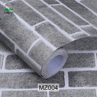 China 3D Brick PVC Self Adhesive Wallpaper Rolls for Stone Wall for sale