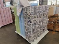China Bathroom Wall Mosaic Tiles PVC Fireproof Self-Adhesive wallpaper for sale