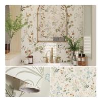 China Eco-friendly Wallpaper Removable Wallpaper Interior Decoration Floral Peel And Stick Wallpaper for sale