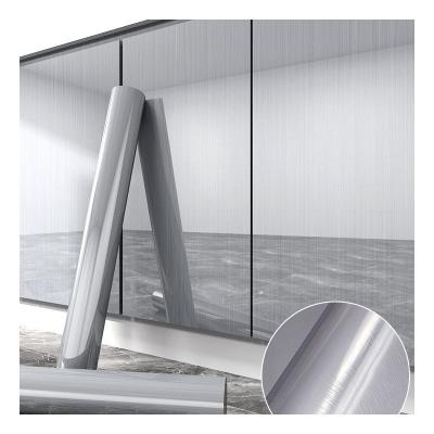 China 61cm x 5m Brushed Self Adhesive Removable Wallpaper Waterproof Peel and Stick Contact Paper for Furniture Refurbishment for sale