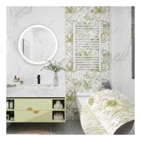 China Washable Modern Floral Wallpaper Self-Adhesive PVC Waterproof Apartment Wall Decoration for sale