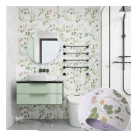 China Washable Modern Floral Wallpaper Self-Adhesive PVC Waterproof Apartment Wall Decoration for sale