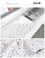 China Decorative PVC Vinyl Marble Wallpaper Oil Proof Marble Effect Bathroom Wallpaper for sale