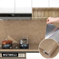 China Marble Kitchen Wall Tile Stickers Geometric Pattern Peel and Stick Vinyl Wallpaper for Home Interior Decoration for sale
