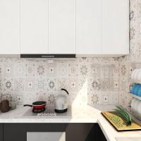 China Modern Tile Mosaic Ceramic Wallpaper Roll for Kitchen Cupboard Cabinet Furniture Self Adhesive DIY Wall Stickers for sale