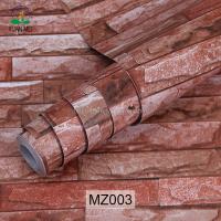 China Anti Static 3D Stone Wallpaper OEM ODM 3D Brick Stone Wall Sticker for sale