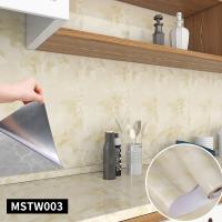 China Geometric Peel And Stick Marble Wallpaper Anti Oil White Marble Effect Wallpaper for sale