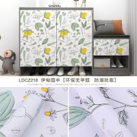 China Self Adhesive Vintage Floral Wallpaper Shelf Liner for Dresser Drawers Cabinet Waterproof and Modern 3D Flower Design for sale