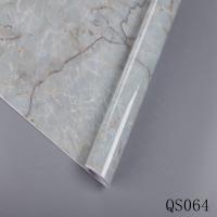 China Kitchen Cabinets Countertop Furniture Stickers PVC Marble Contact Paper Vinyl Self Adhesive Wallpaper with Glossy Surface for sale