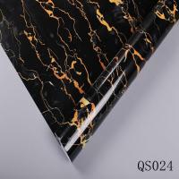 China Kitchen Cabinets Countertop Furniture Stickers PVC Marble Contact Paper Vinyl Self Adhesive Wallpaper with Glossy Surface for sale