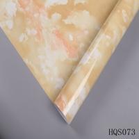 China Kitchen Cabinets Countertop Furniture Stickers PVC Marble Contact Paper Vinyl Self Adhesive Wallpaper with Glossy Surface for sale