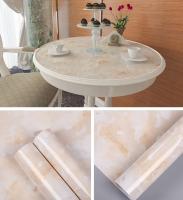China Geometric Pattern Peel and Stick Wallpaper for Hotel Decoration Waterproof Marble PVC Sticker 60cm *10m for sale