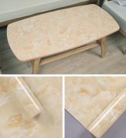 China Geometric Pattern Peel and Stick Wallpaper for Hotel Decoration Waterproof Marble PVC Sticker 60cm *10m for sale