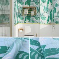 China Waterproof Self-Adhesive Peel and Stick PVC Wall Sticker Modern Watercolor Floral Wallpaper for Home or Hotel Decors for sale