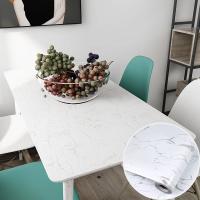 China Apartment Cream Marble Effect Wallpaper Bedroom 60cm*10m Moisture Proof for sale