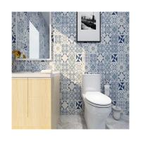 China Tiles Design Vinyl Wallpaper Embossed Tile Wallpaper Bathroom Wall Paper 3D for sale