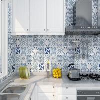 China Tiles Design Vinyl Wallpaper Embossed Tile Wallpaper Bathroom Wall Paper 3D for sale