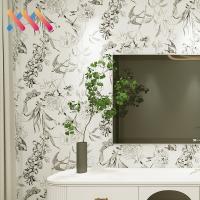 China Self Adhesive Waterproof 3D Natural Flower Wallpaper for Easy Installation on Any Smooth and Clean Surfaces for sale