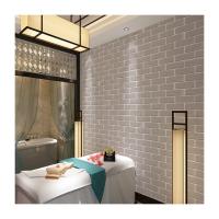 China Soundproof 3D Brick Stone Wallpaper 61cm*5m Household Red Brick Wallpaper 3D for sale
