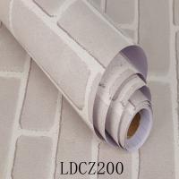 China Soundproof 3D Brick Stone Wallpaper 61cm*5m Household Red Brick Wallpaper 3D for sale