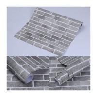China Soundproof 3D Brick Stone Wallpaper 61cm*5m Household Red Brick Wallpaper 3D for sale